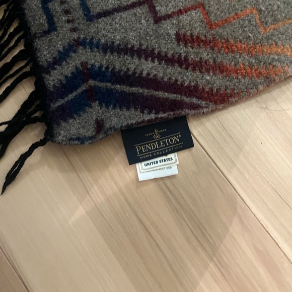 Pendleton | Bedding | Pendleton Sunset Cross Wool Throw Blanket Taupe ...